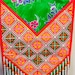 Hmong Textile, Hmong Sev, Handmade. Hilltribe. Hmong Thai, Cross Stitch ...