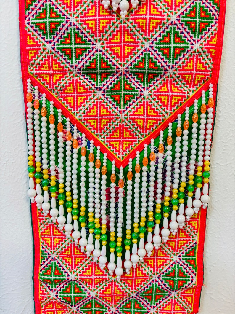Hmong Textile, Hmong Sev, Handmade. Hilltribe. Hmong Thai, Cross Stitch ...