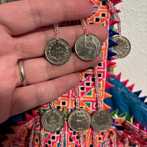 Hmong Textile, Hmong Thai, Cross Stitch, Hmong Money Coin Vest Sev ...