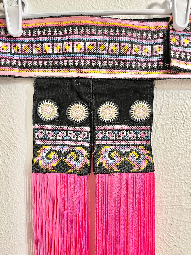 Hmong Textile Hmong Cross Stitch Handmade. Hilltribe. - Etsy