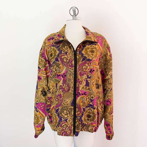 90s Urban Grunge Bomber Jacket, Vintage Puffy Oversiz… - Gem