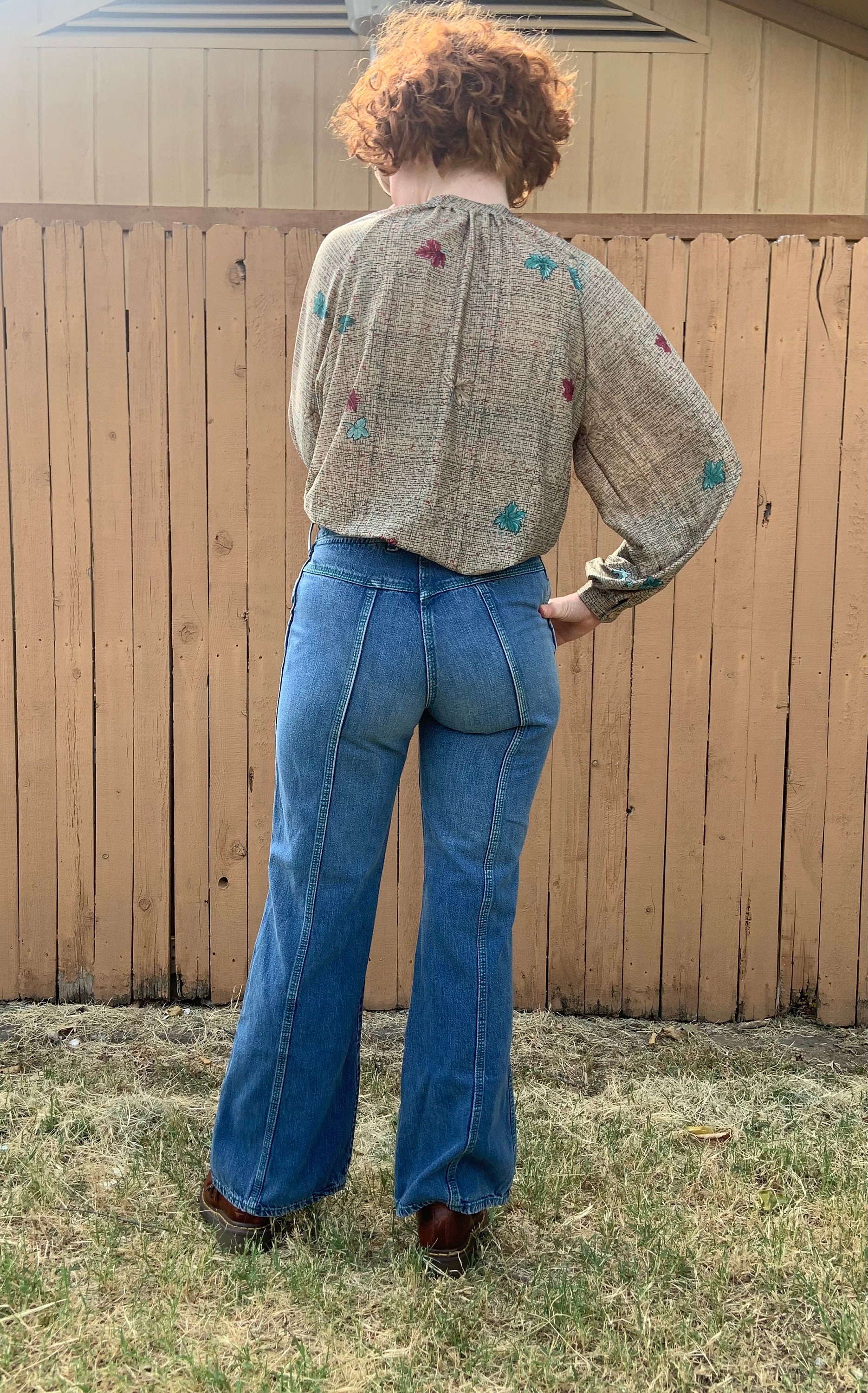 1970s/80s Lori Lynn Long Sleeve Blouse Size Large - Etsy