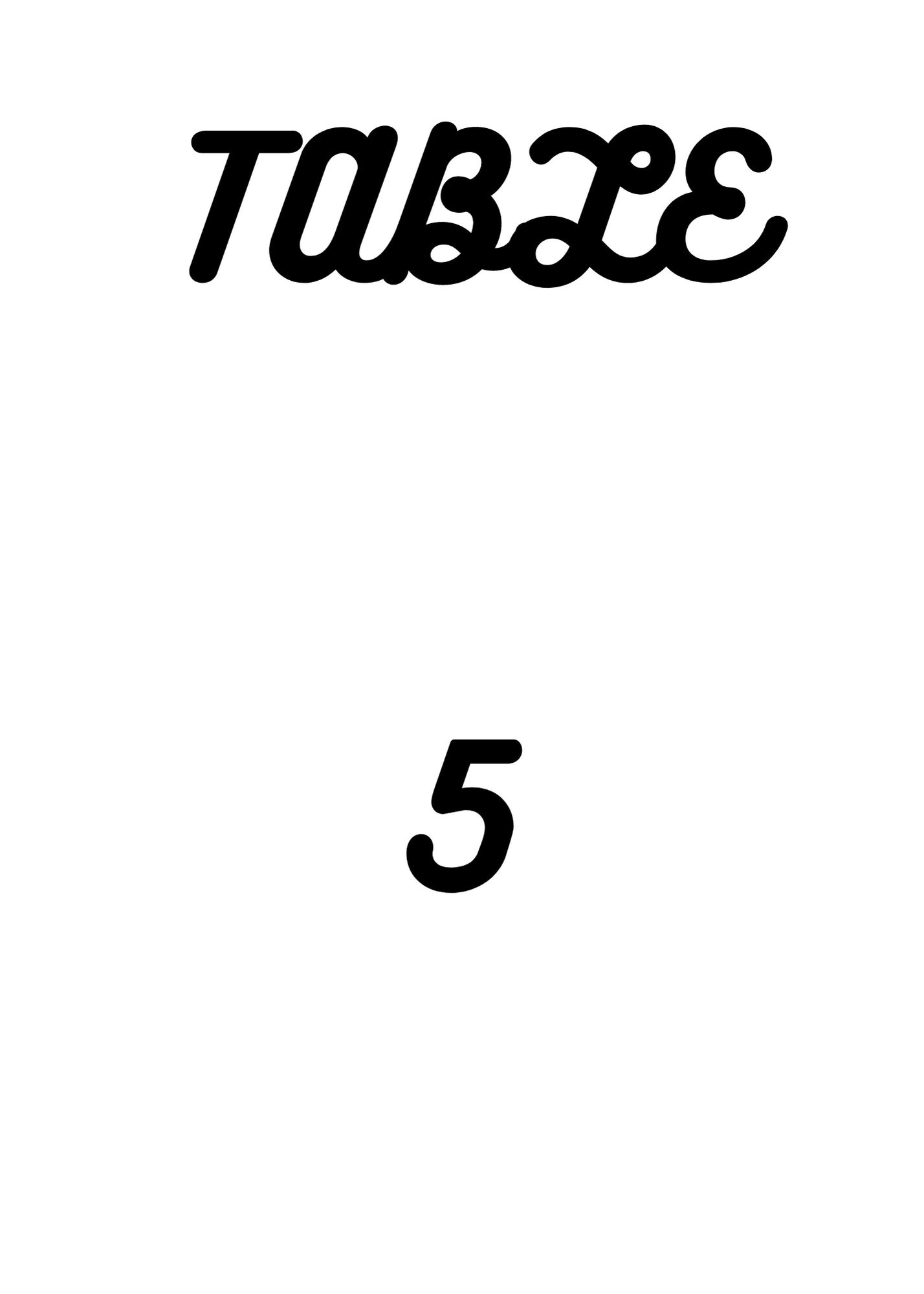 PRINTABLE TABLE NUMBERS - Etsy