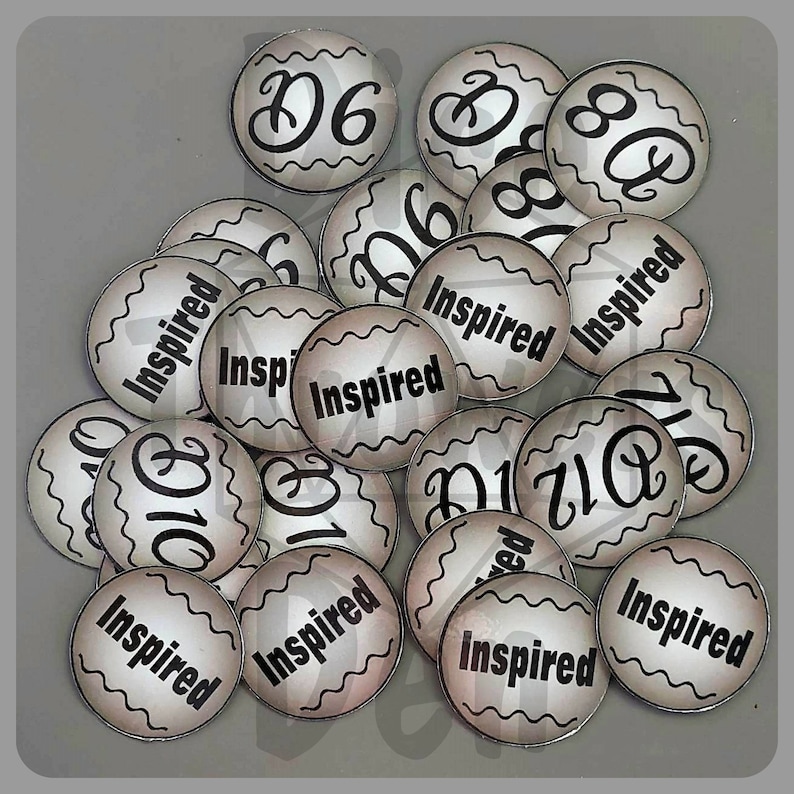 Bardic Inspiration Tokens for Dnd 5e a Great Dnd Tool. - Etsy