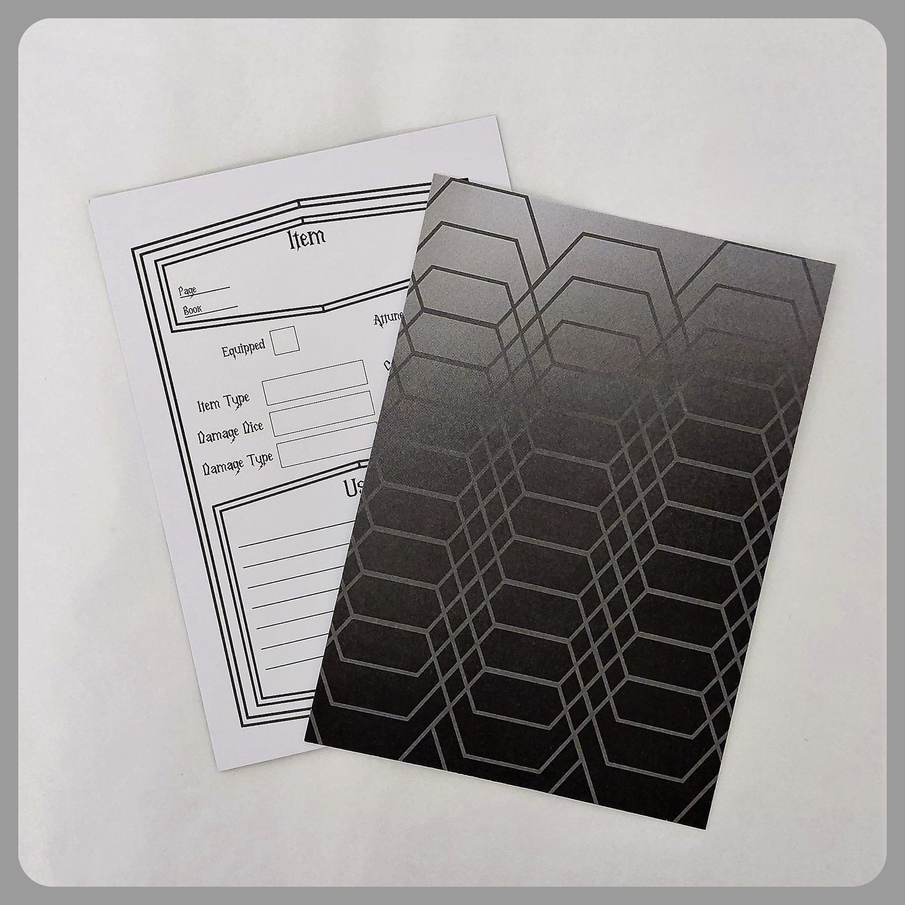 Item Cards/inventory Cards for Your Dnd Campaign Printable - Etsy