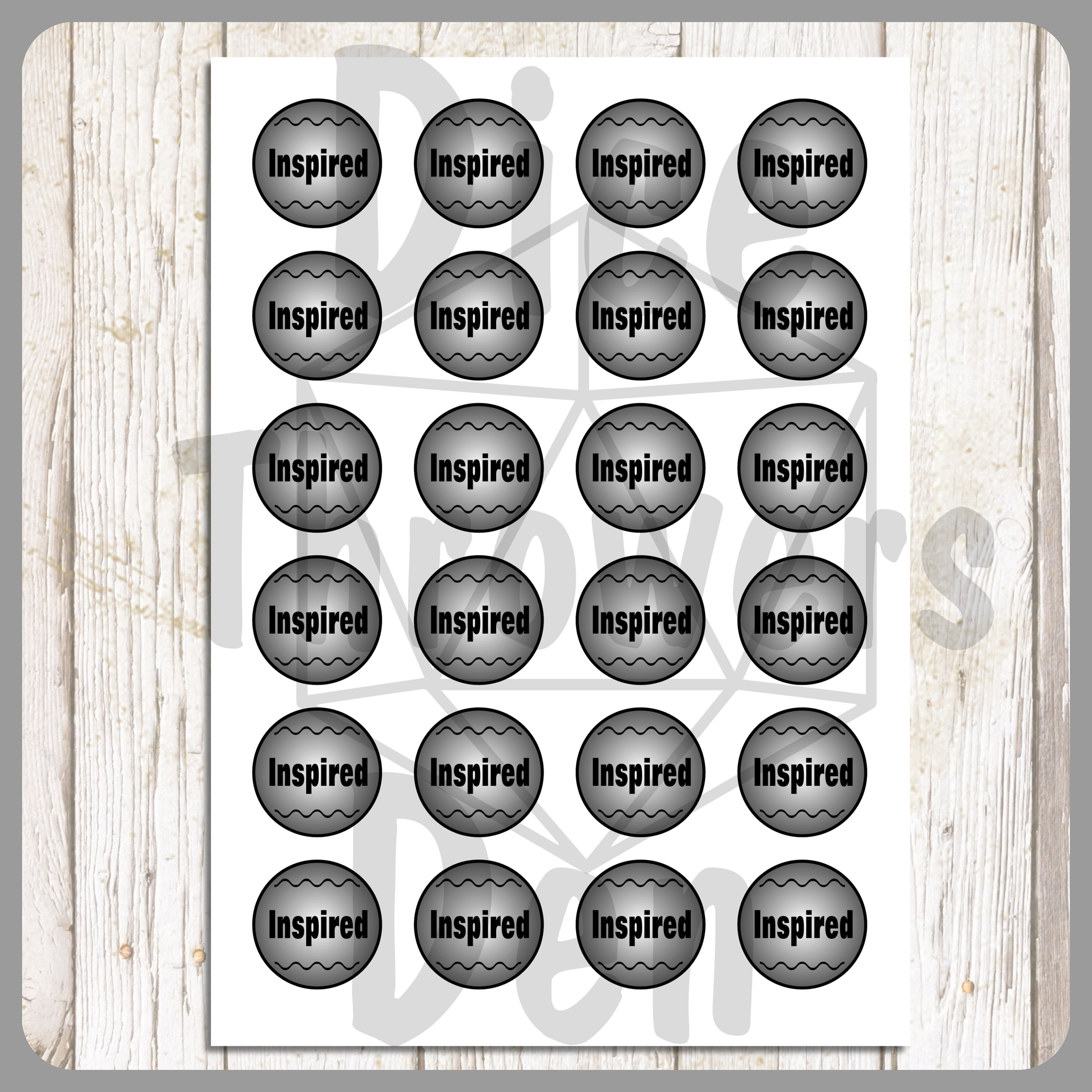 Bardic Inspiration Tokens for Dnd 5e a Great Dnd Tool. - Etsy