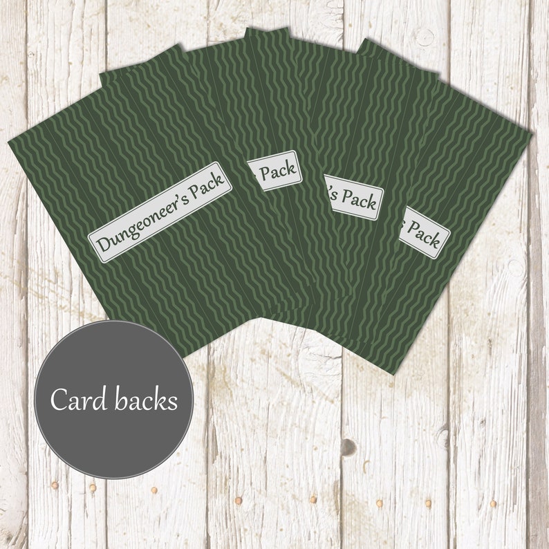 Printable Dungeoneer Pack for Dnd 5e, Great Player and DM Tool ...