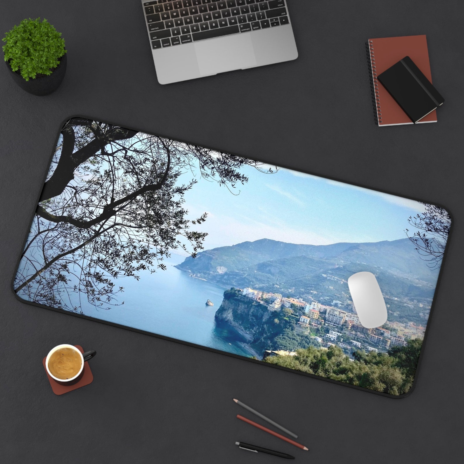 Amalfi Coast Office Computer Desk Mat for Keyboard And/or - Etsy