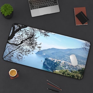 Amalfi Coast Office Computer Desk Mat for Keyboard And/or Mouse ...