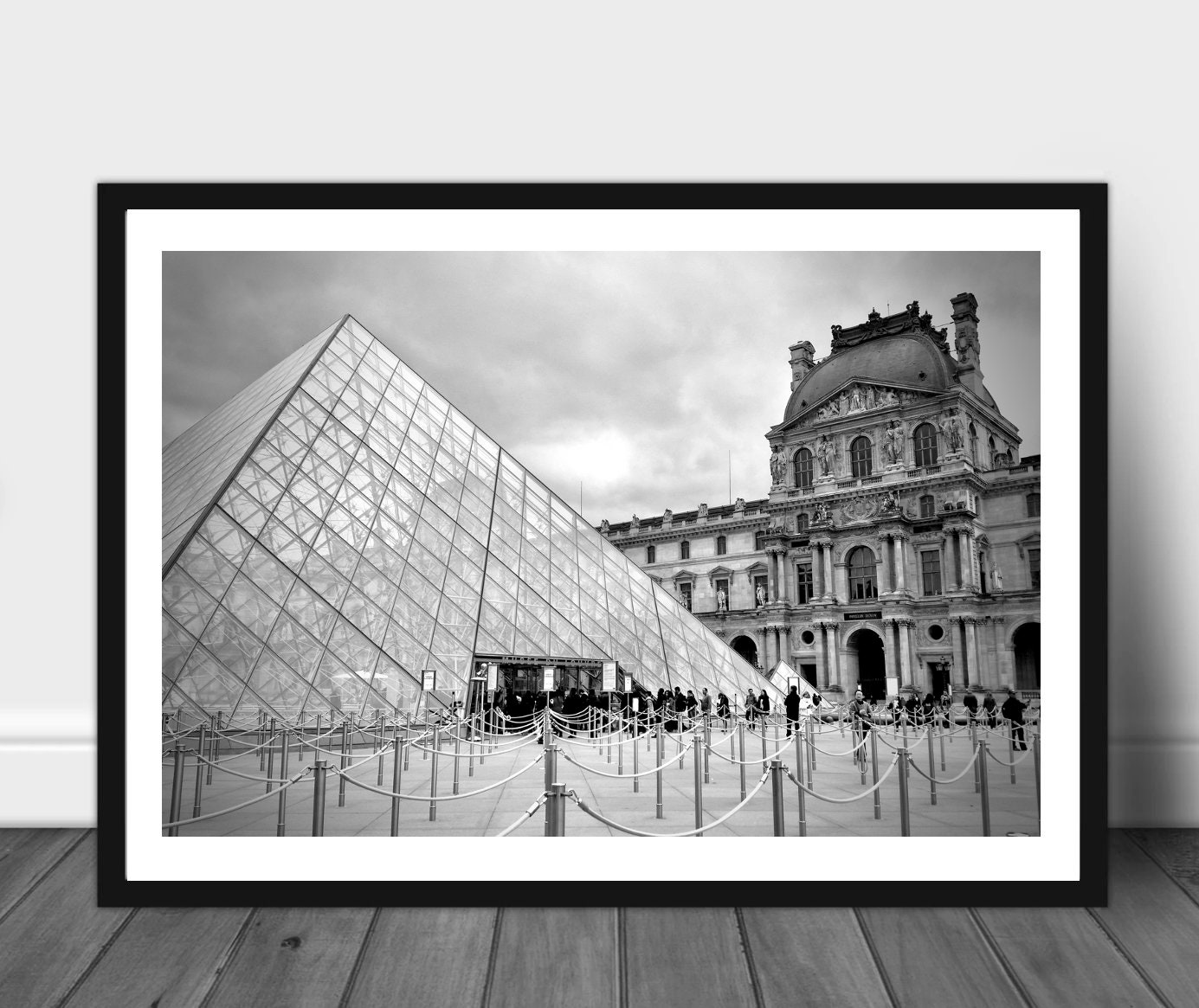 Louvre Pyramid Drawing
