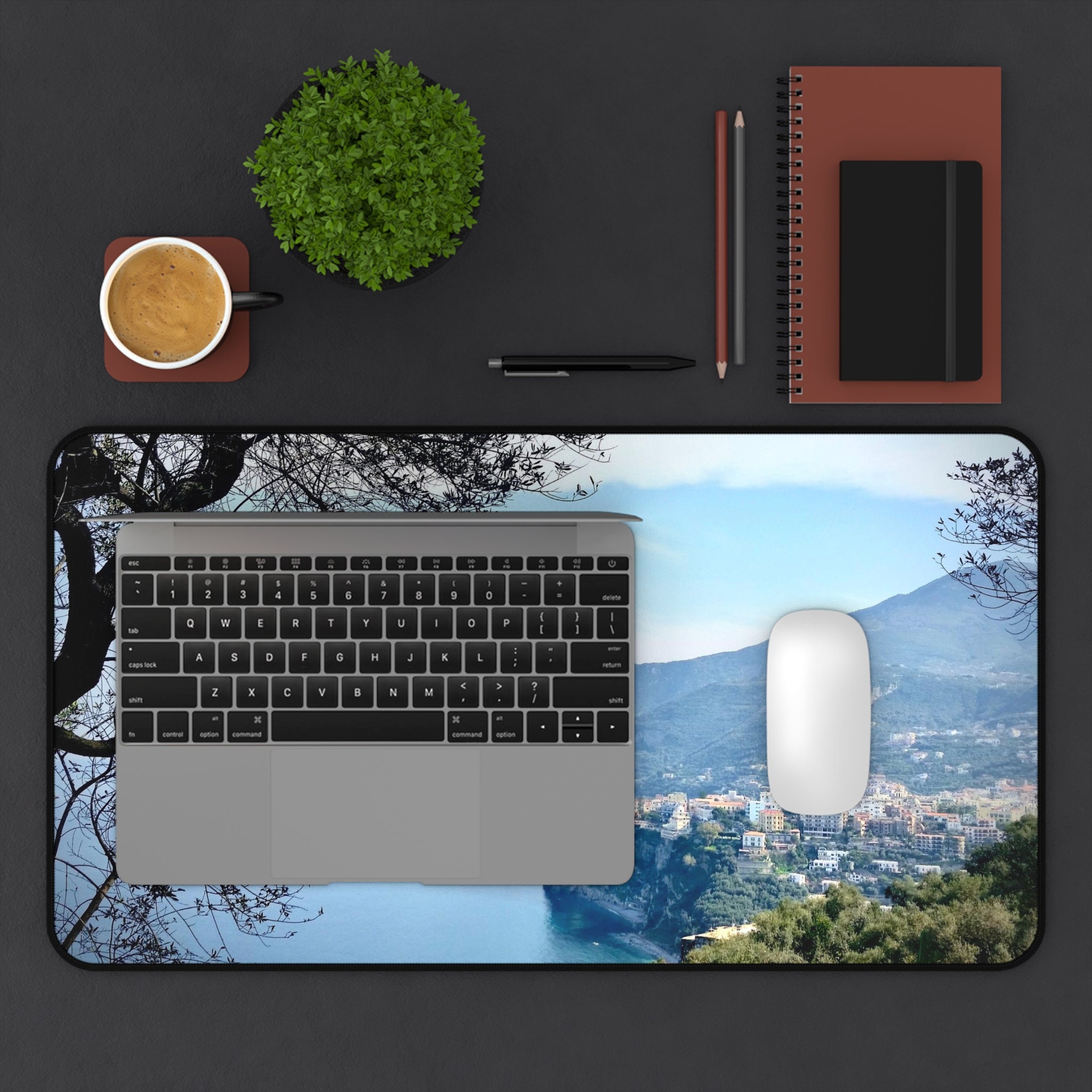 Amalfi Coast Office Computer Desk Mat for Keyboard And/or - Etsy