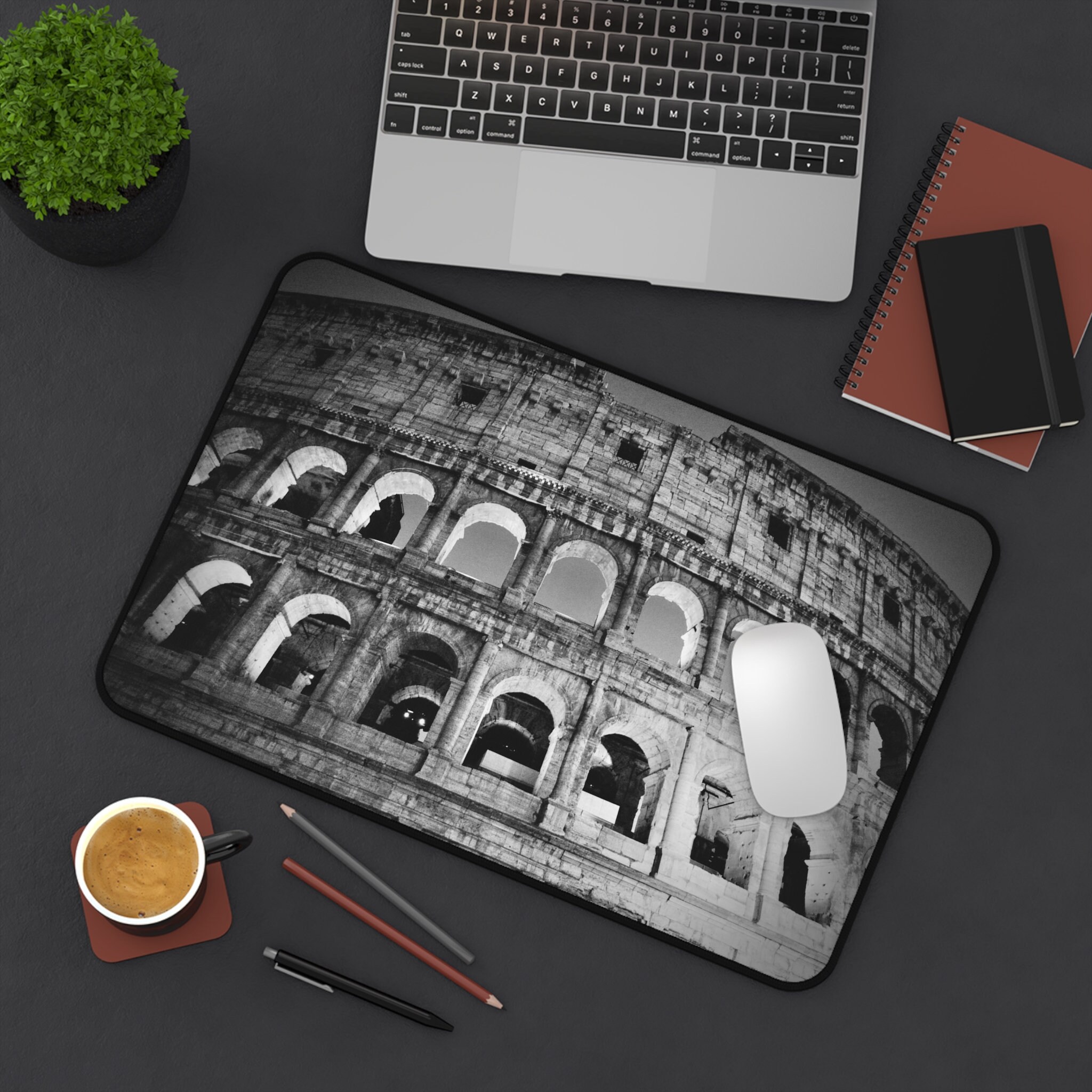 Colosseum Rome Italy up Close Desk Mat for Keyboard And/or Mouse ...