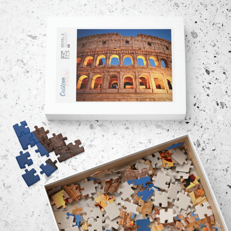 Colosseum at Night Rome Italy Color Puzzle 110 252 500 - Etsy