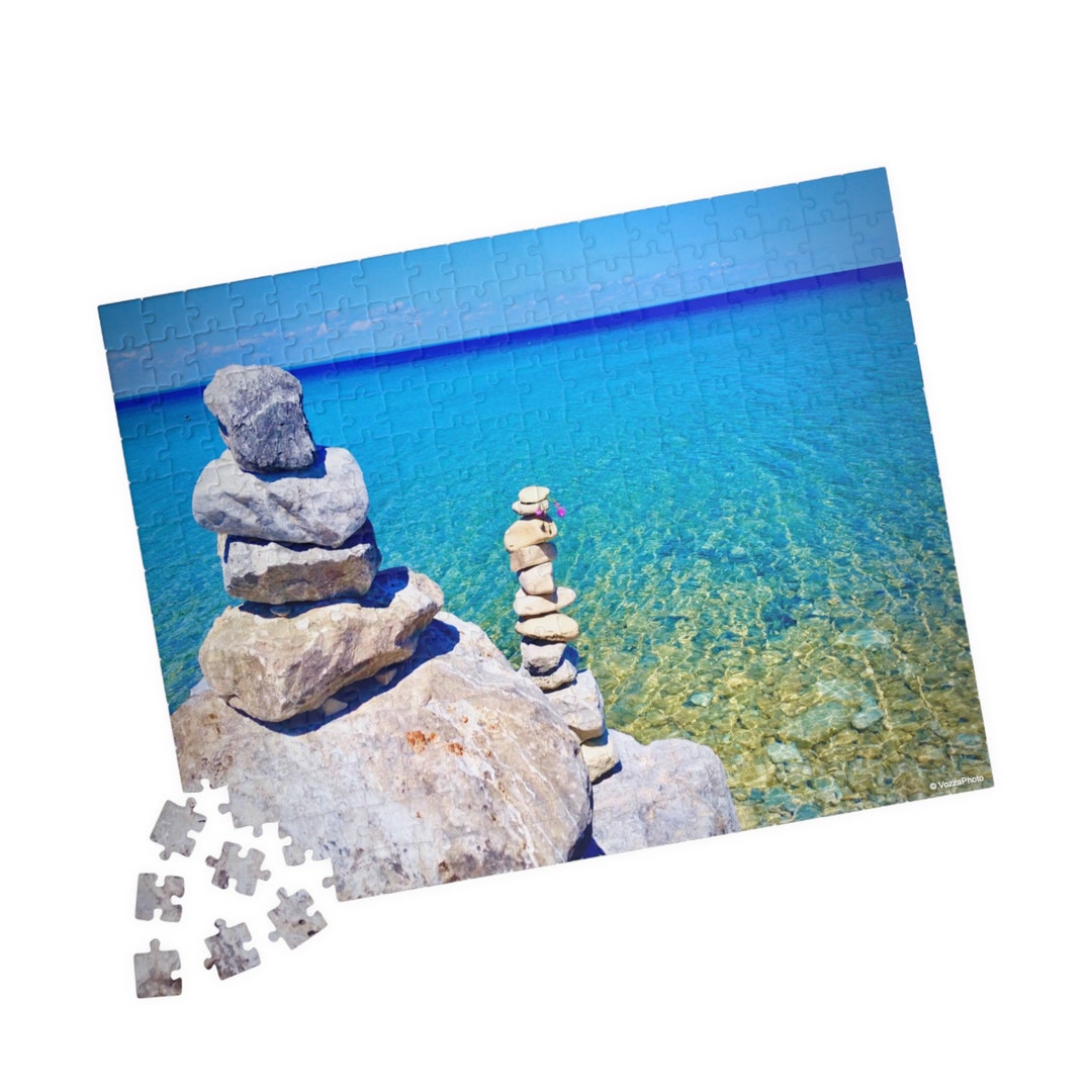 Stacked Rocks Mackinac Island Michigan Color Puzzle (110, 252, 500 ...