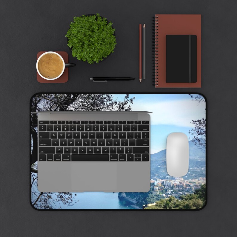 Amalfi Coast Office Computer Desk Mat for Keyboard And/or Mouse ...