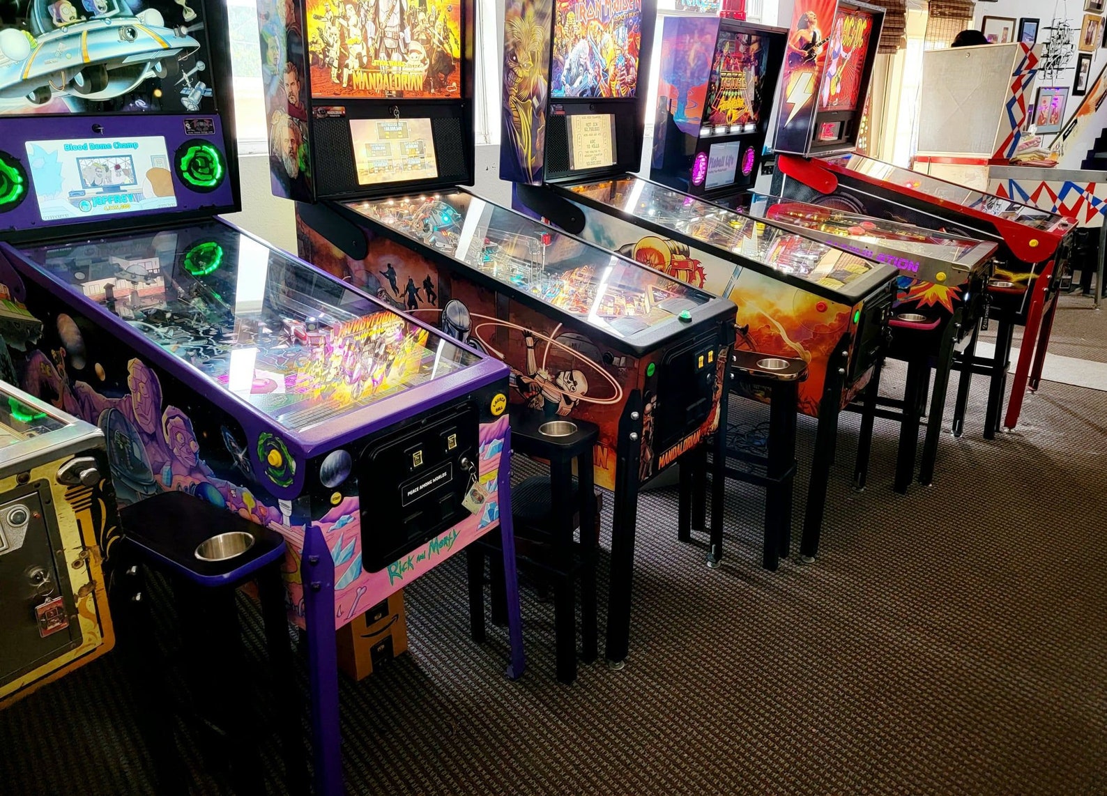 Pinball and Arcade Room Slim Table the Pin-between - Etsy UK