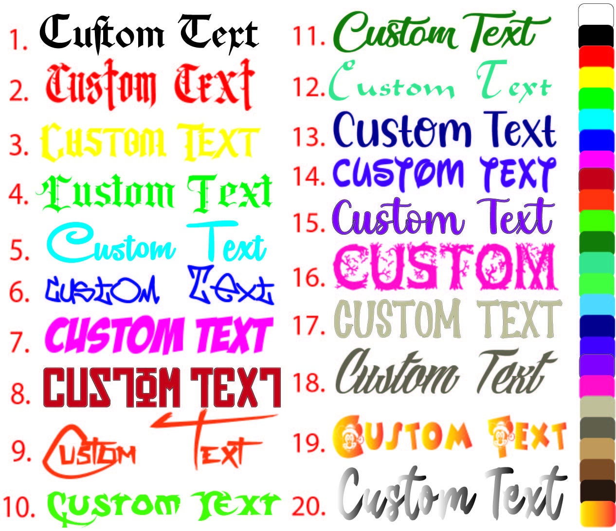 Custom Word Name Decal Sticker for Yeti RTIC Tumbler Cup, Laptop ...