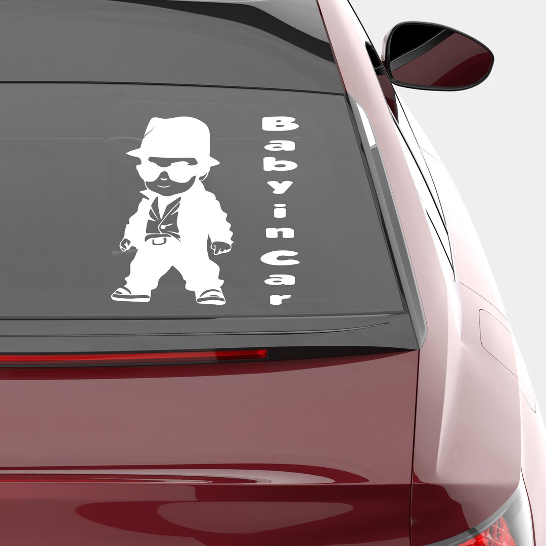 Baby Boss on Board Car Decal Cute and Funny Baby in Car Decal for ...