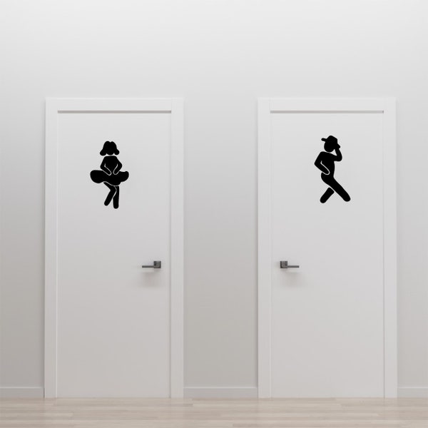 Toilet Sticker - Etsy