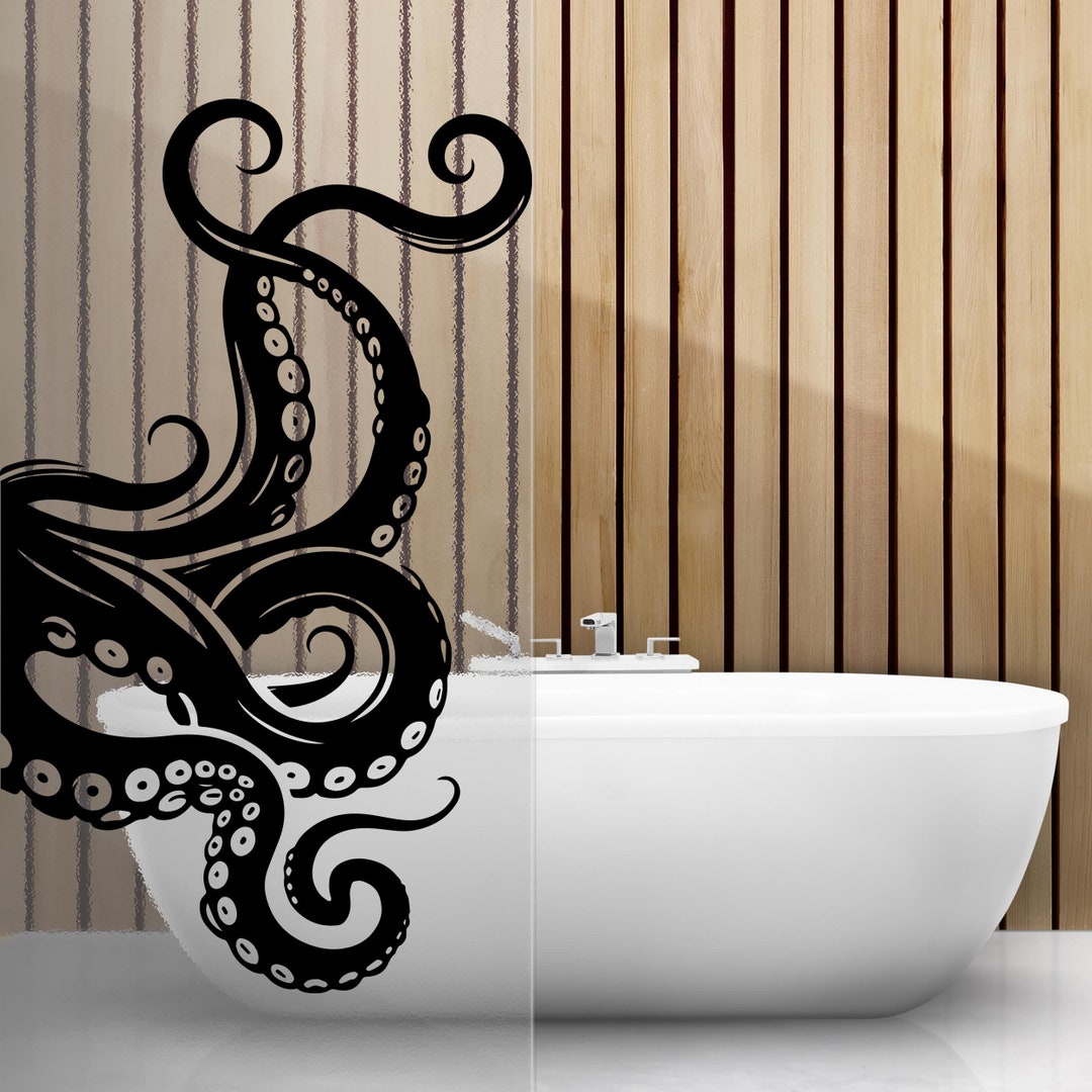 Octopus Wall Decal - Octopus Decal - Giant Octopus Wall Sticker ...