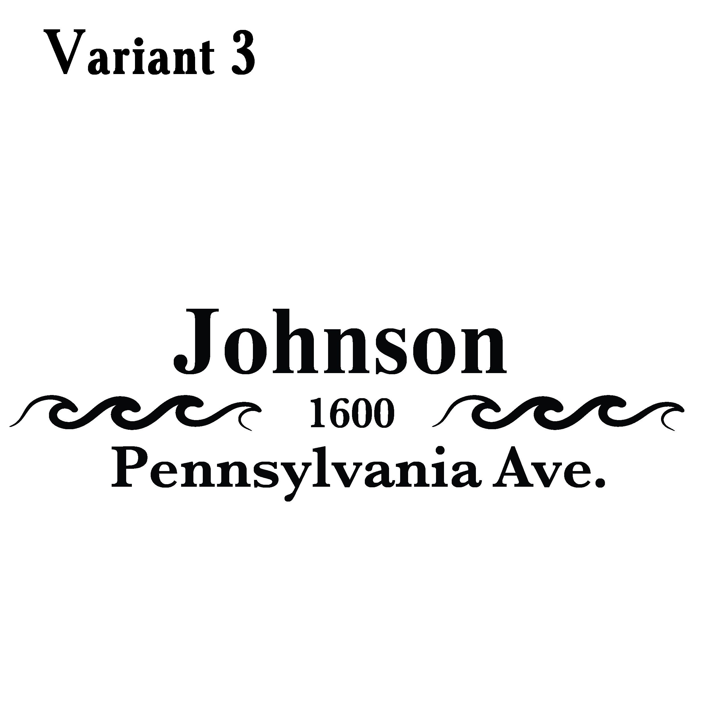 Custom Mailbox Numbers Address Decal Sticker Label for a Distinctive ...