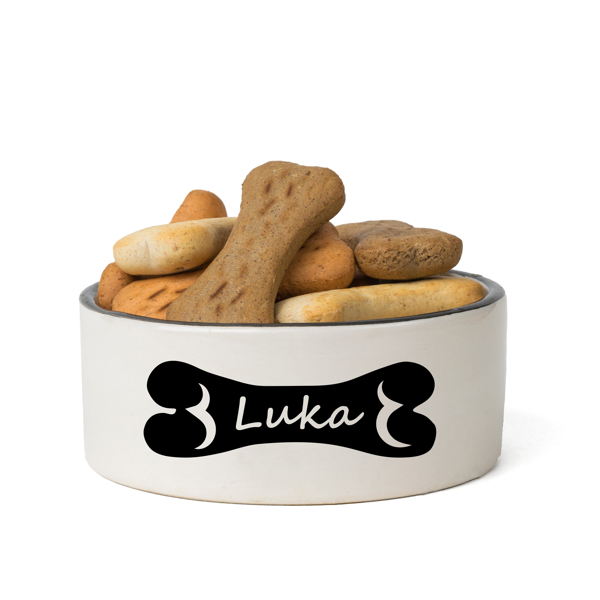 Personalized Dog Name Decal With Custom Dog Name Inside Large Bone Dog ...