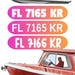Personalized Boat Lettering & Number Decal - 2 Pack of Boat ...