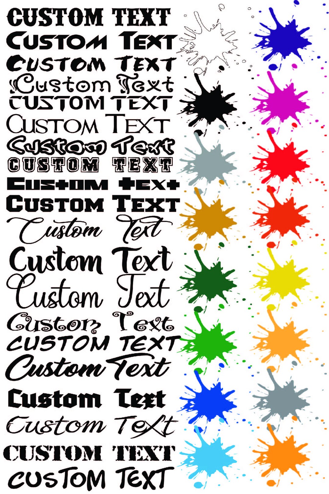 Custom Vinyl Lettering-custom Vinyl Sticker Car Window, Boat, Yeti ...