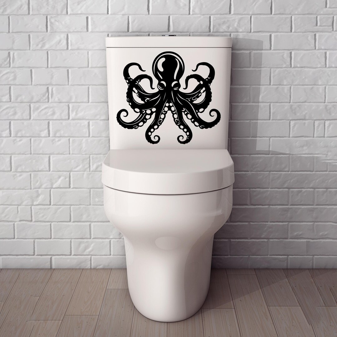 Octopus Decal for Bathroom - Kraken Tentacles Decals - Octopus Stickers ...