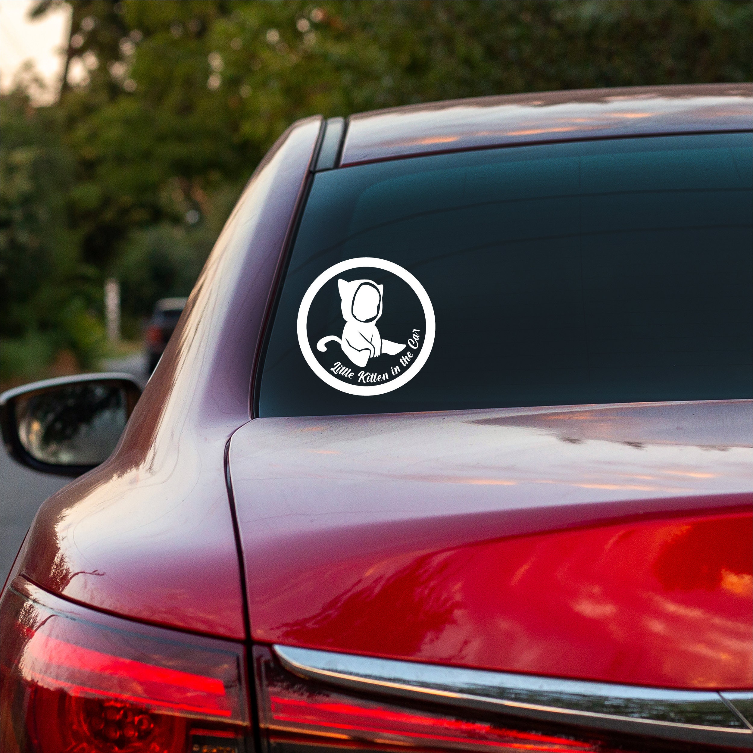 Baby in This Car Sticker Baby on Board Car Sticker Adorable Baby in Car ...