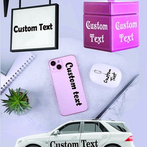 Design Your Own Custom Vinyl Decal -custom Vinyl Lettering Decal ...