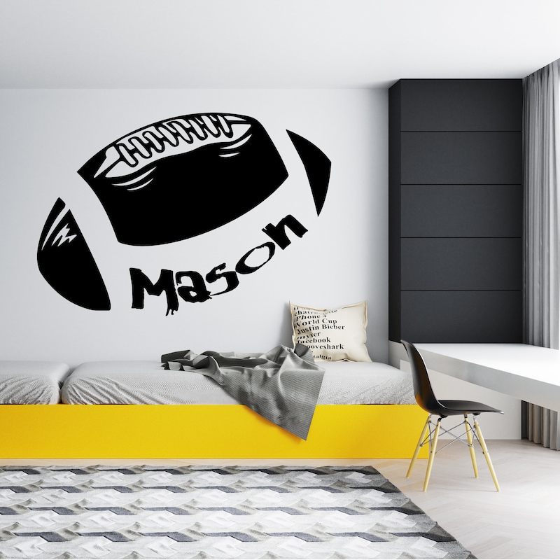 Football Wall Stickers - Etsy