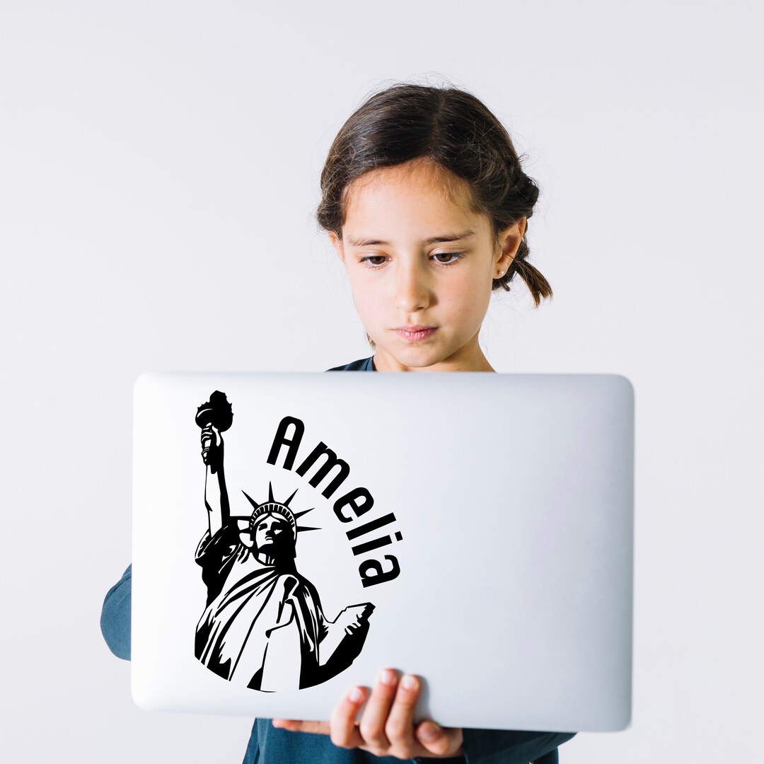 Statue of Liberty Car Decal With Personal Name Inscription -statue of ...