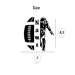 Personalized Sports Wall Decal With Black Silhouette of American ...