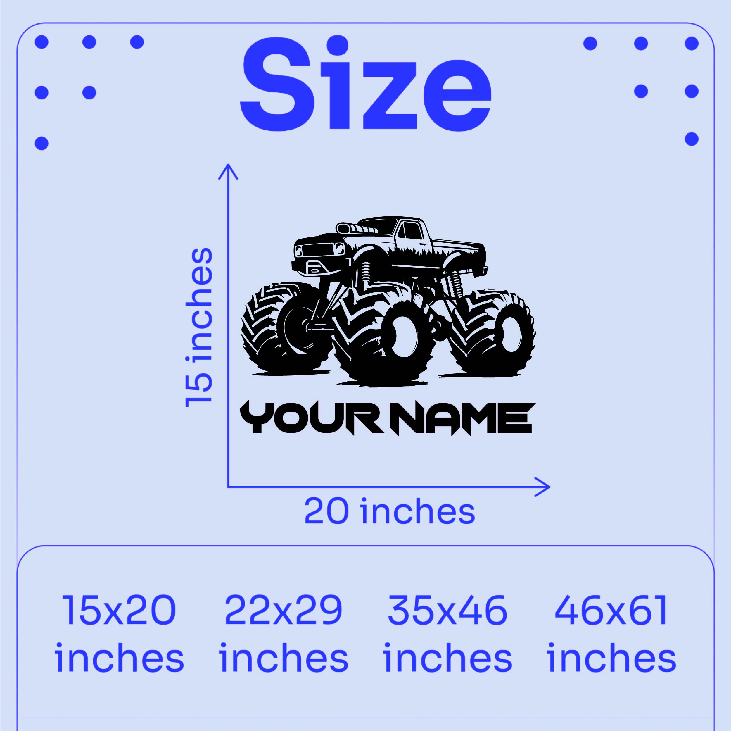 Monster Jam Wall Decals for Boys Room Large Monster Truck Stickers ...