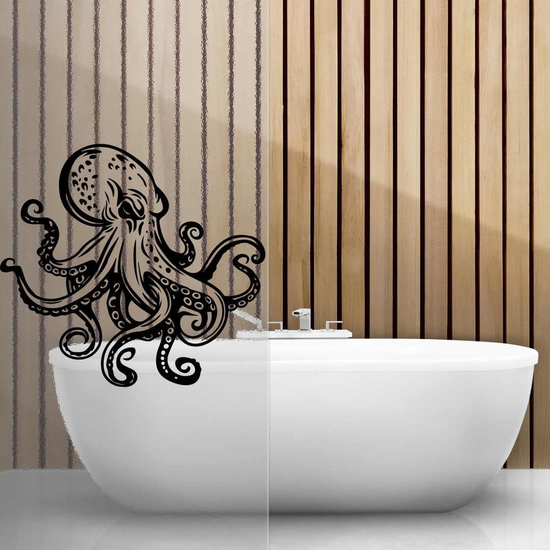 Wall Decals Octopus Giant Octopus Wall Sticker Octopus Tentacle Wall ...
