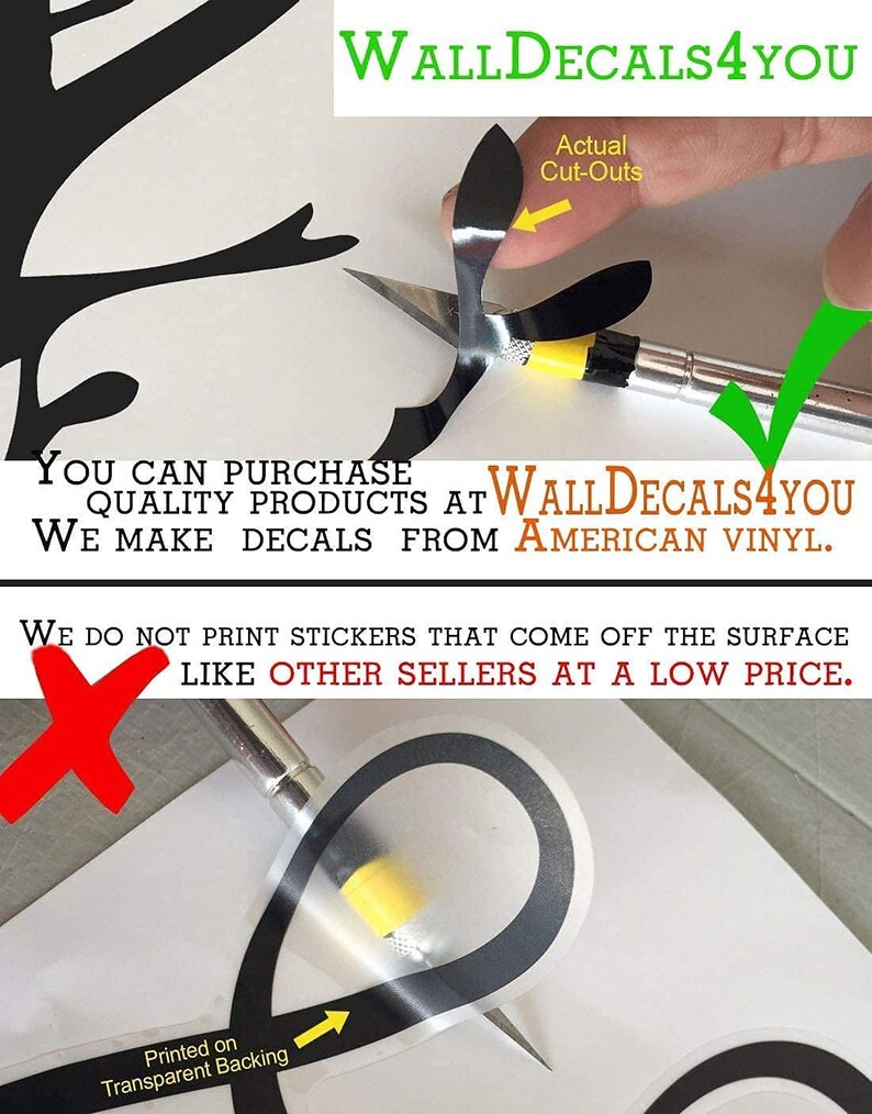 Personalized Design Your Own Name - Custom Vinyl Sticker Car Window ...