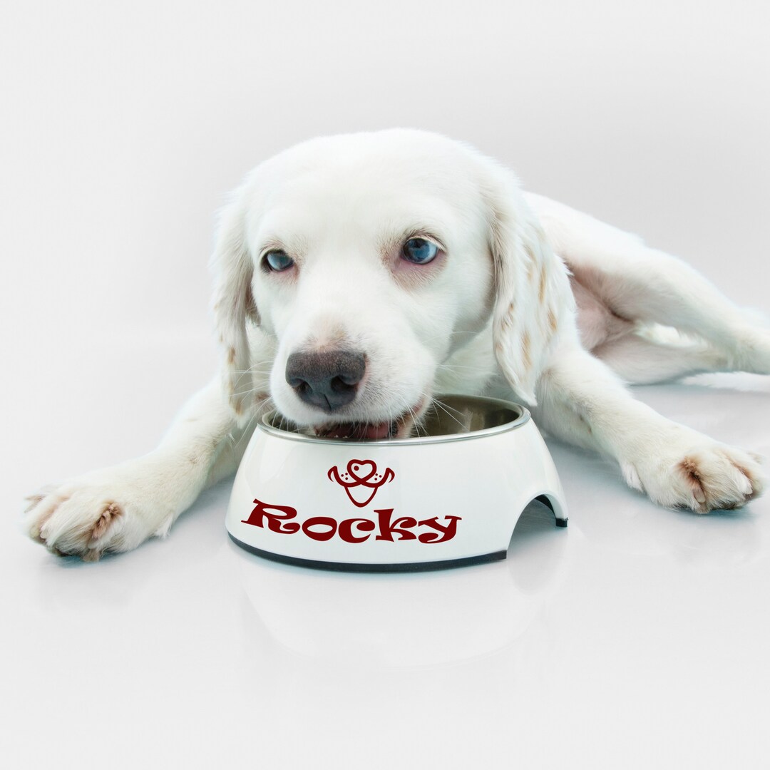 Personalized Dog Name Decal With Custom Dog Name and Dog Mouth - Dog ...