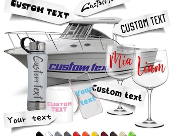 Personalized Design Your Own Name Custom Vinyl Sticker Car - Etsy