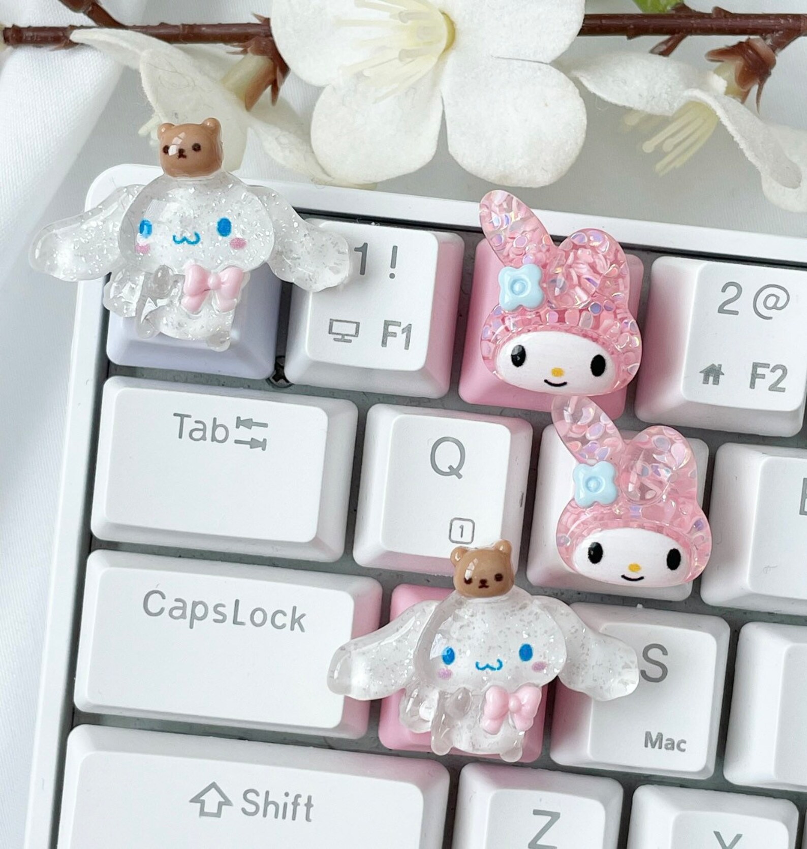 Cartoon Keycap Kawaii Mechanical Keyboard Pink Keycap - Etsy