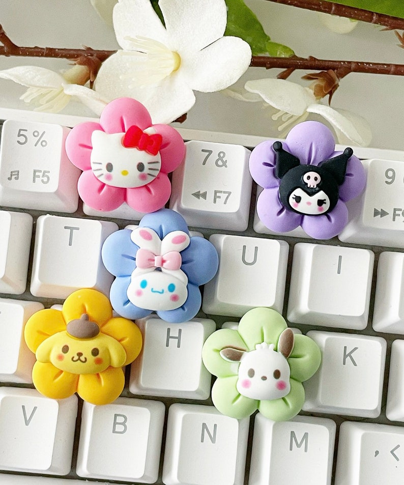 Cartoon Keycap Kawaii Mechanical Keyboard Pink Keycap - Etsy