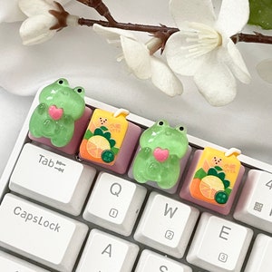 3D Frog & Juice Box Keycap | Frog Keycaps | Mechanical Keyboard | Asian ...