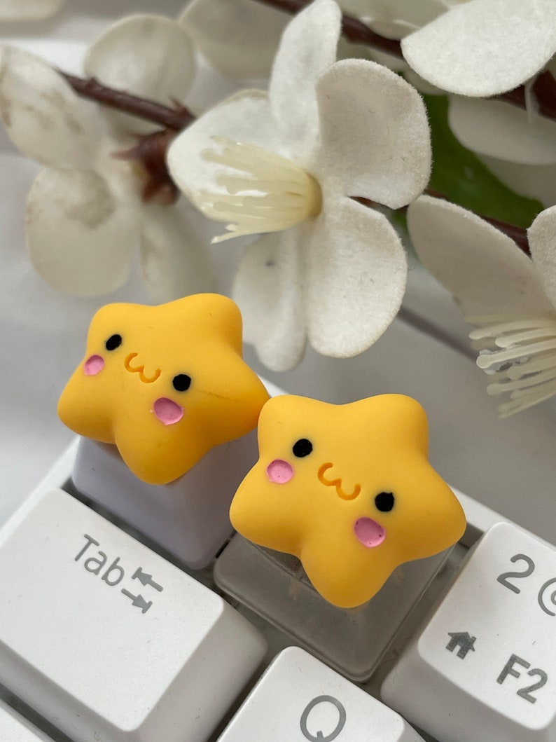 Star Keycap Kawaii Mechanical Keyboard 3D Keycap - Etsy