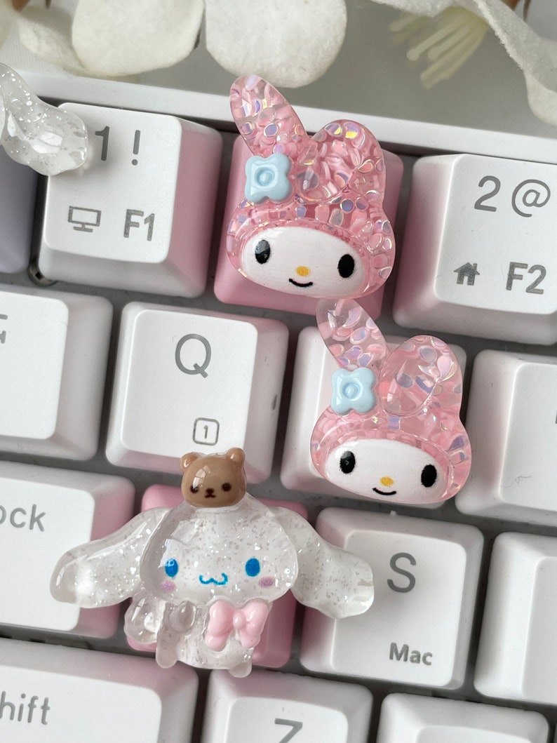 Cartoon Keycap Kawaii Mechanical Keyboard Pink Keycap - Etsy