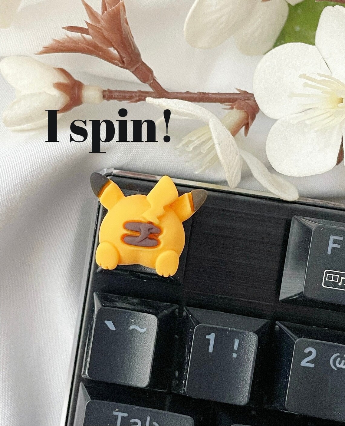 Pika Butt Keycap Kawaii Mechanical Keyboard Peachy - Etsy