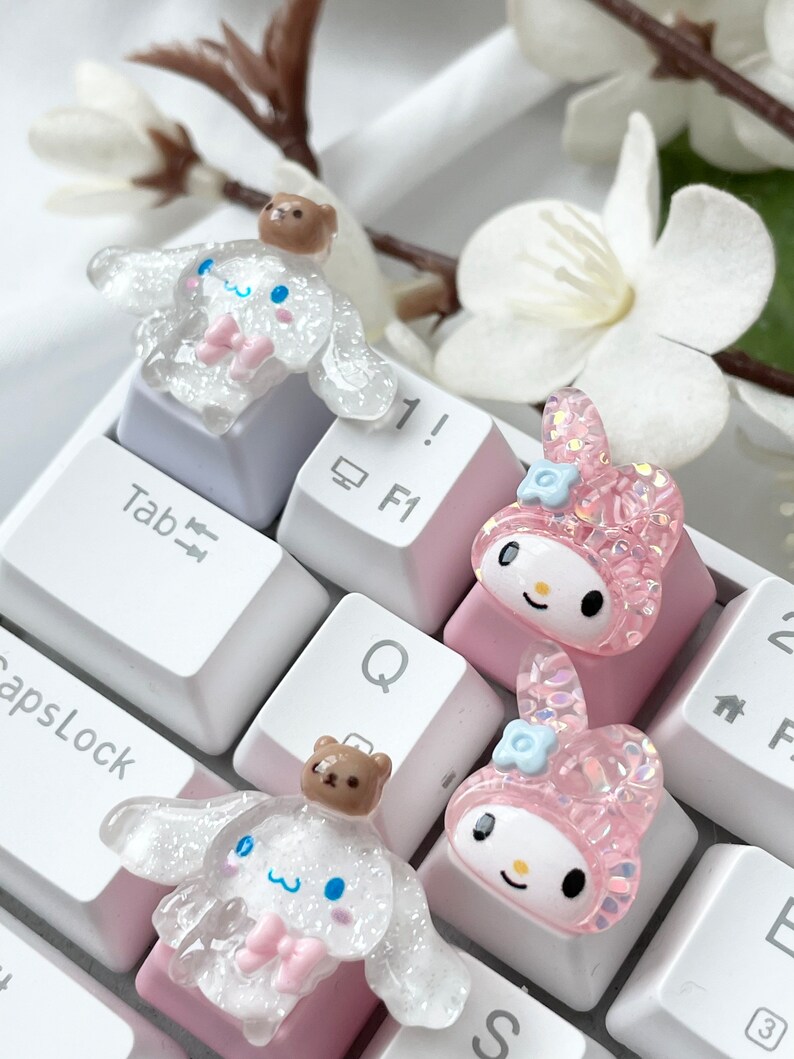 Cartoon Keycap Kawaii Mechanical Keyboard Pink Keycap - Etsy