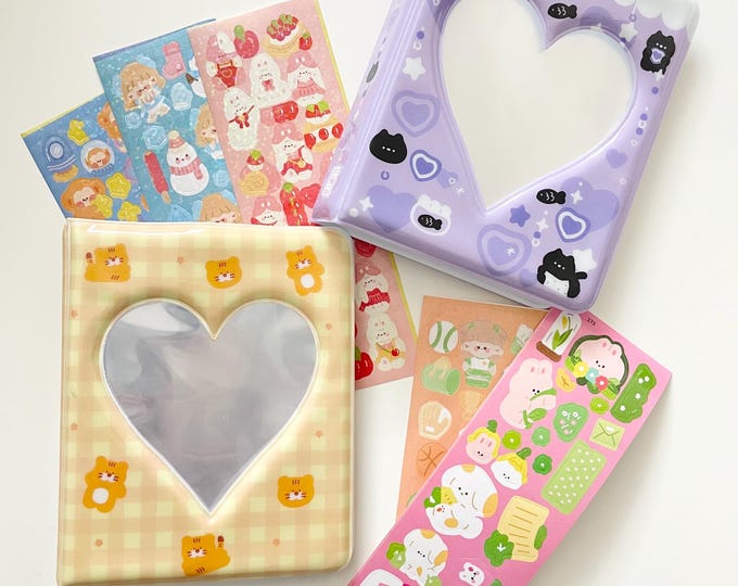 Kawaii Photocard Binders, Small Photocard Holders, Cute Photoholder for ...