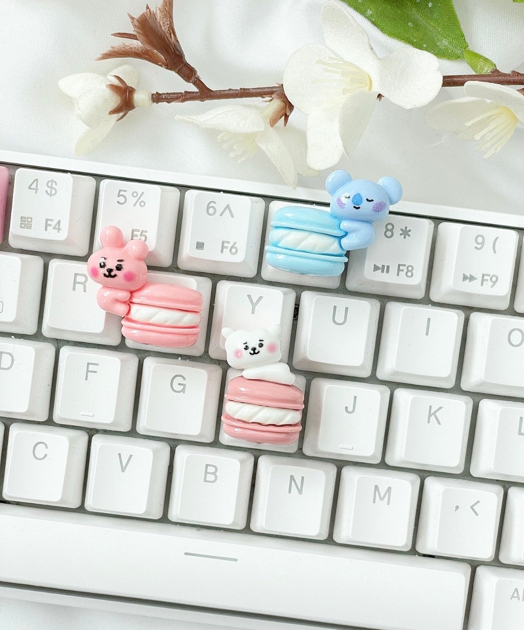 3D Kpop Keycap | BT.21 Characters | Mechanical Keyboard | Macaron - Etsy