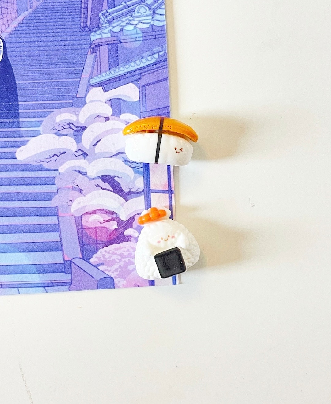 2pcs 3D Sushi Magnets | Sushi Magnets | Food Magnets | Japanese Magnets ...