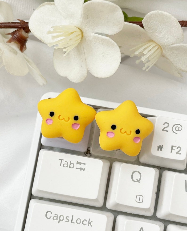 Star Keycap Kawaii Mechanical Keyboard 3D Keycap - Etsy